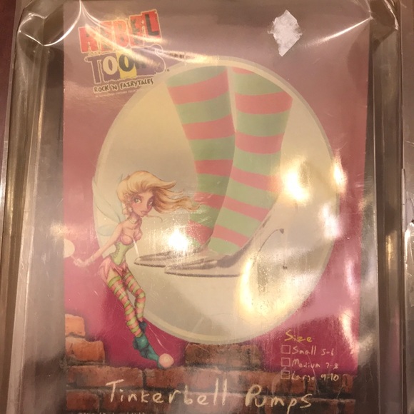 California Costumes | Shoes | New Rebel Toons Tinkerbell Pumps | Poshmark